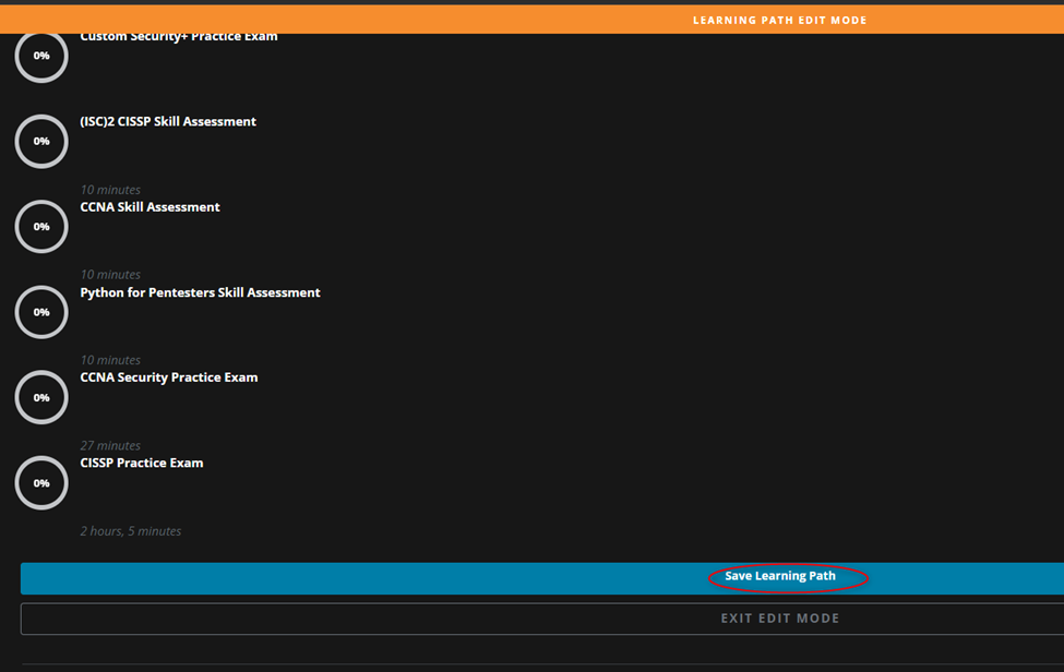 Creating and Managing Custom Learning Paths