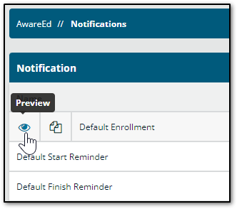 AwareEd Notifications