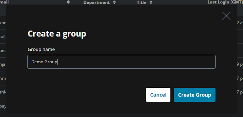 Manage Learner Groups