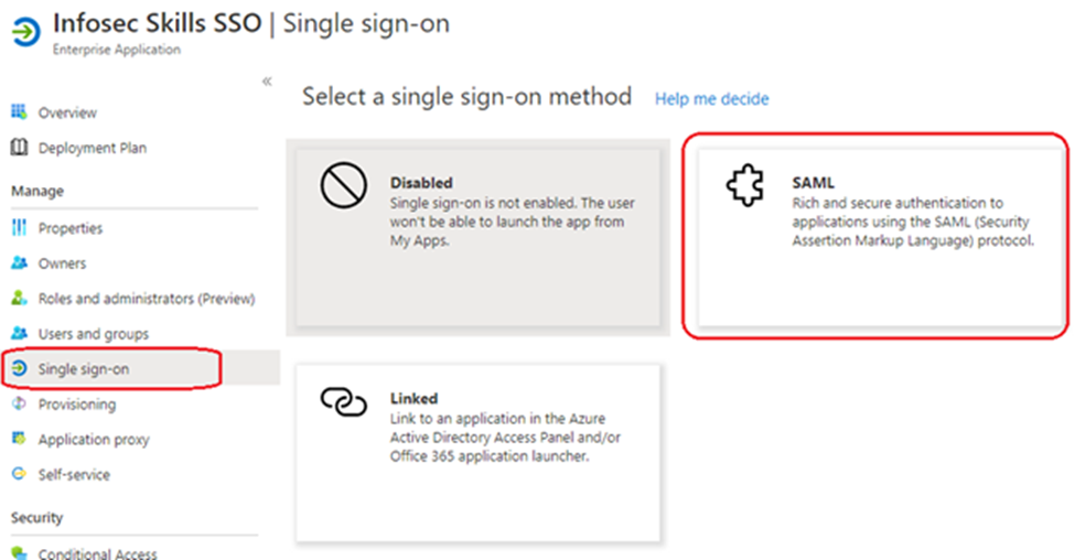 Azure AD SSO