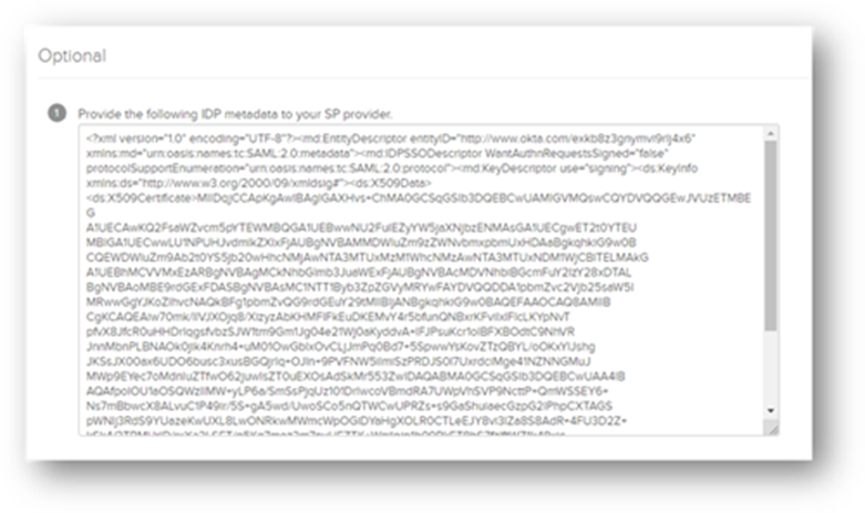 Okta Sso Configuration