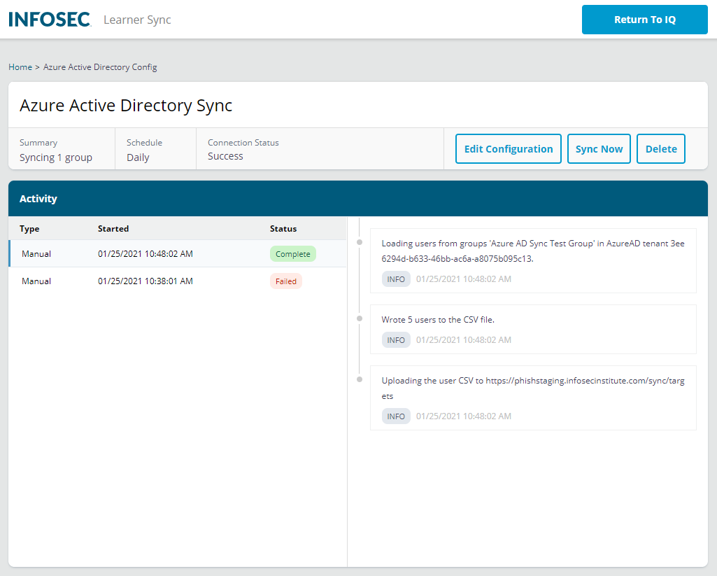 Configure Azure Active Directory Sync