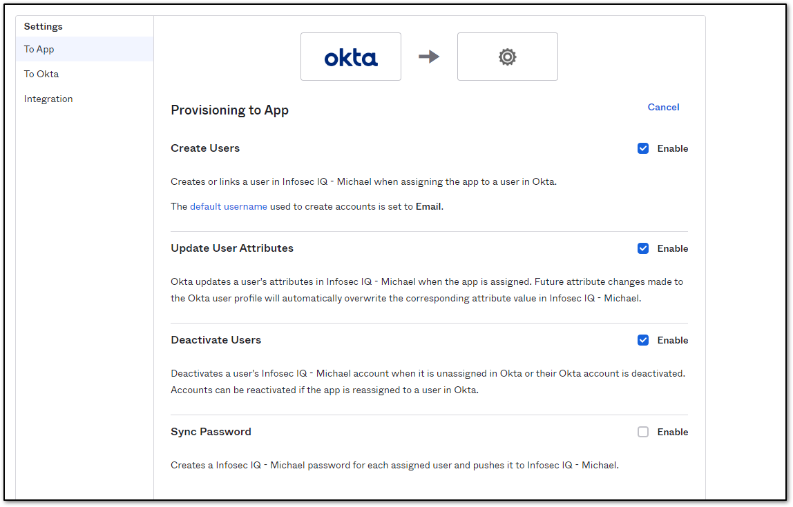 User Provisioning in Okta with SCIM