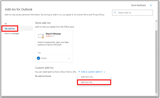 Installing PhishNotify for Microsoft 365 and Outlook