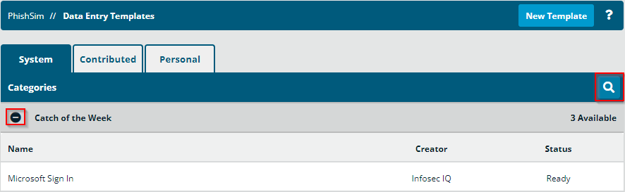 Data Entry Templates