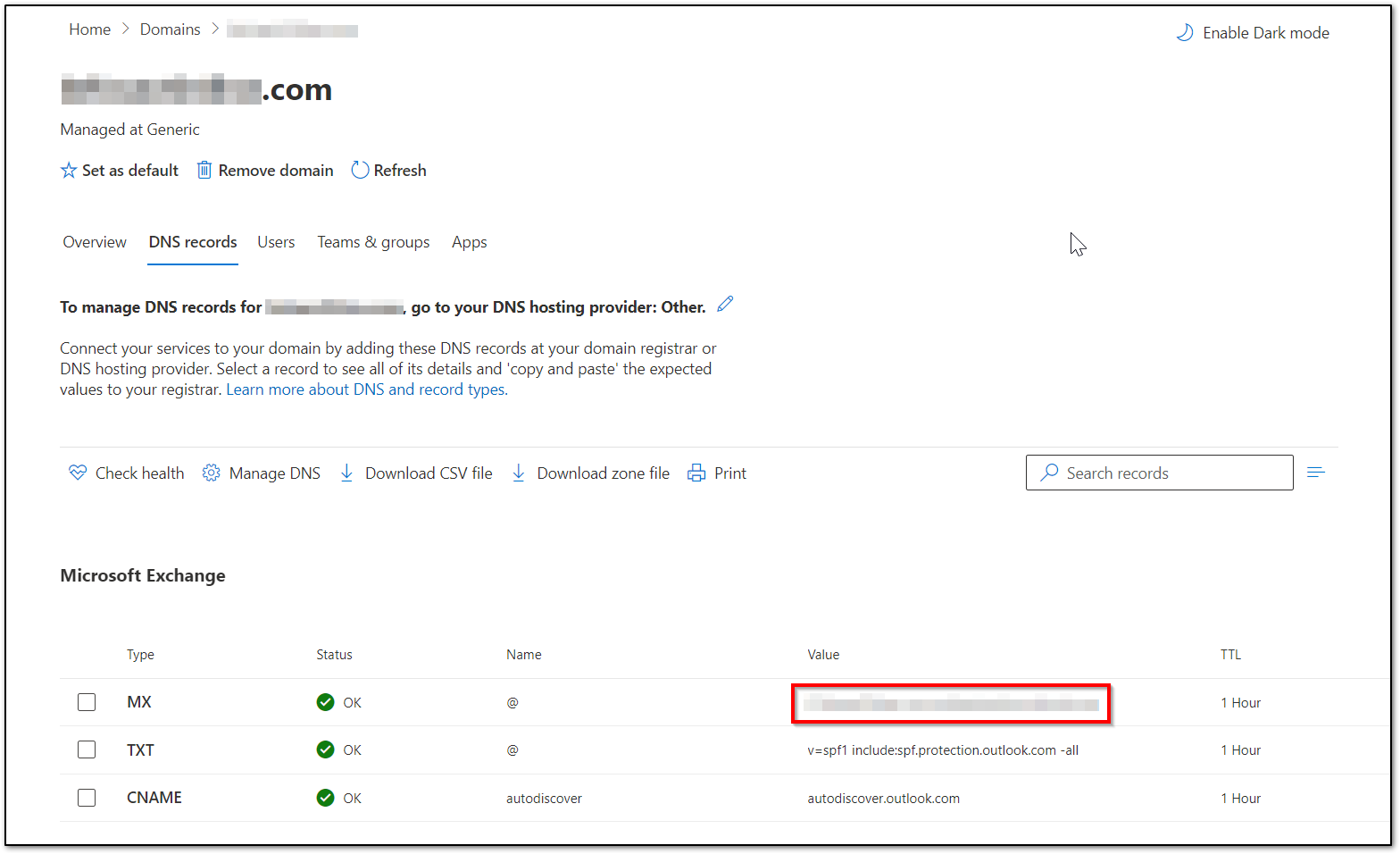 Direct SMTP Setup in Microsoft 365