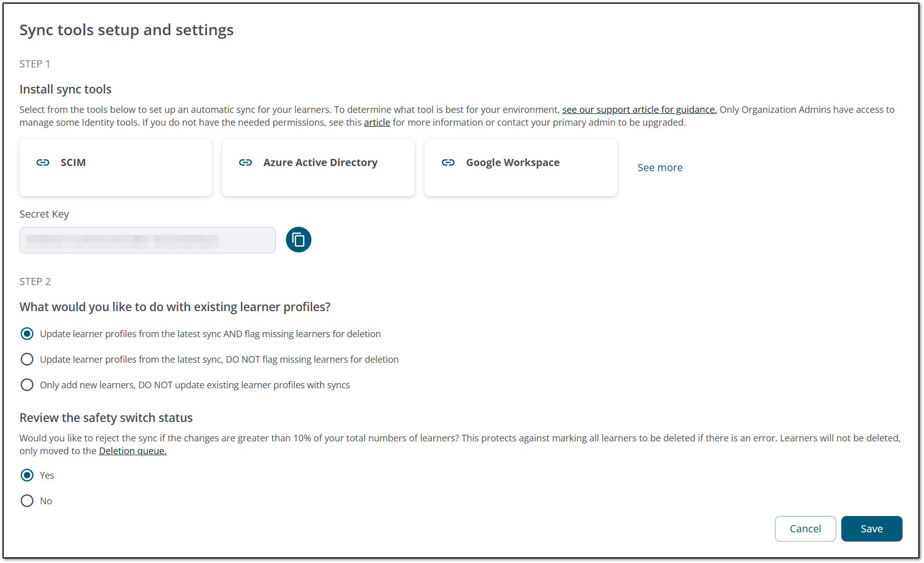 Configure Active Directory Sync