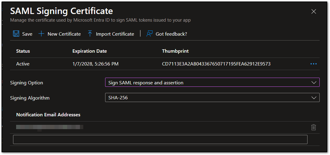 SAML SSO with Microsoft Entra ID (Azure Active Directory)
